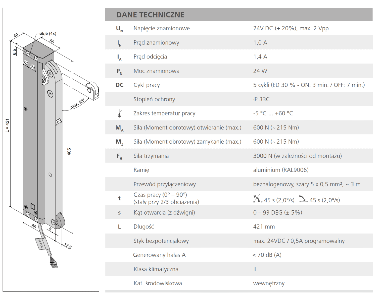 FTA 600 R - napęd ramieniowy - FUMARO S.C.